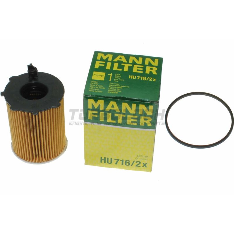 Ölfilter - Mann HU 716/2x - Citroen Fiat Ford Mazda Mini Mitsubishi P ...